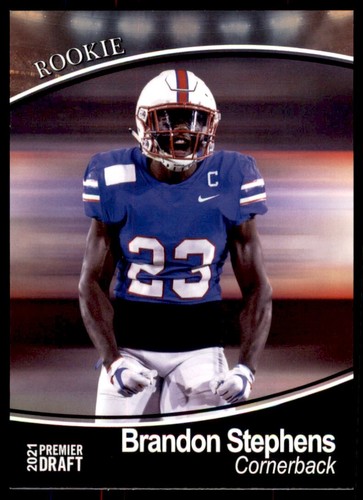 Brandon Stephens 2021 SAGE Premier Draft Rookie RC Card ! #141 SMU ...