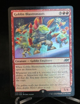 MTG Magic UNF Unfinity Foil Goblin Blastronauts - Uncommon | eBay
