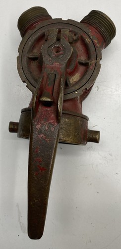 Antique Brass Fire Hydrant Hose Splitter Marked South S.F. Fire ...