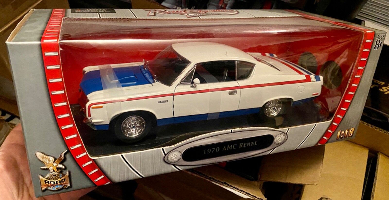 NEW 1970 AMC Rebel Machine Diecast 1:18 Model Car Yat Ming American ...