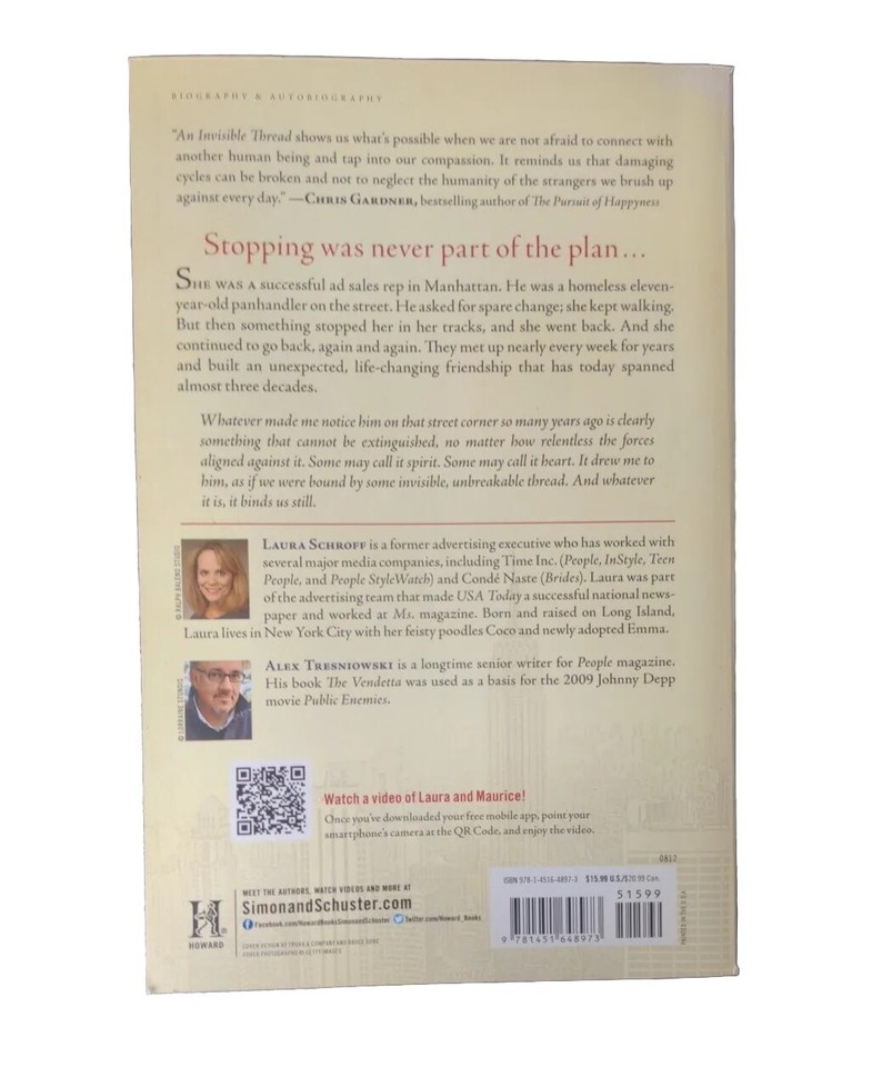 An Invisible Thread : The True Story of an 11-Year-Old Panhandler, a ...