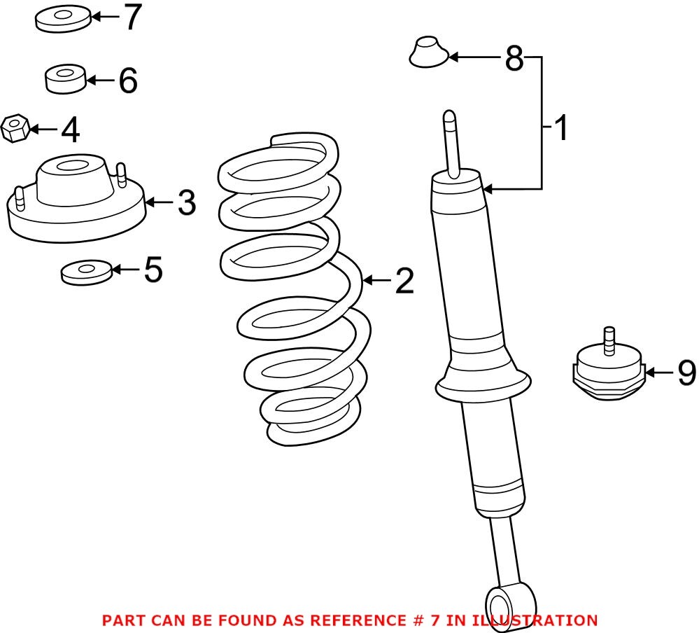 Genuine OEM Suspension Strut Mount Cap For Toyota 90948A2003 | eBay