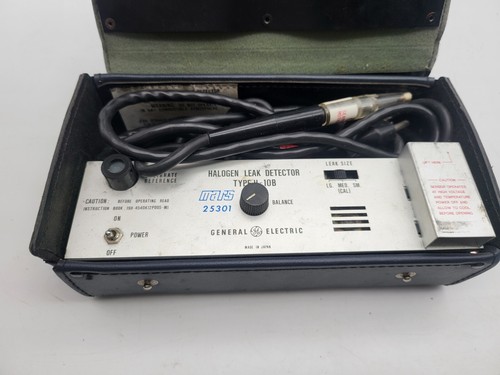 GE Mars 25301 Type H-10B Halogen Leak Detector in Case ~ Untested | eBay