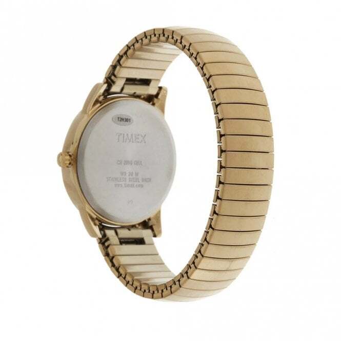 Timex T2H301 Men's Easy Reader Gold-Tone Expansion Band Watch | eBay