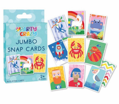 Jumbo Snap Cards Kids Children Playing Card Game Pack Of 36 Cards 85 x ...