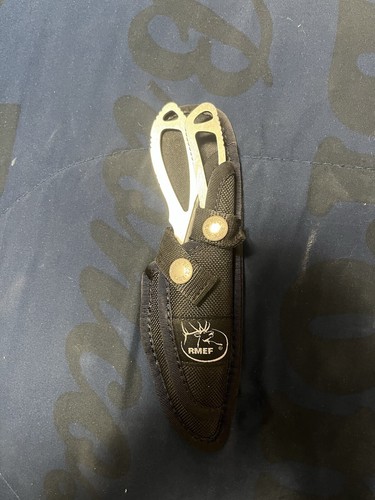 Buck / RMEF Knife Set - Buck 143 And 135 W/ Nylon Sheath ( Rocky Mntn ...