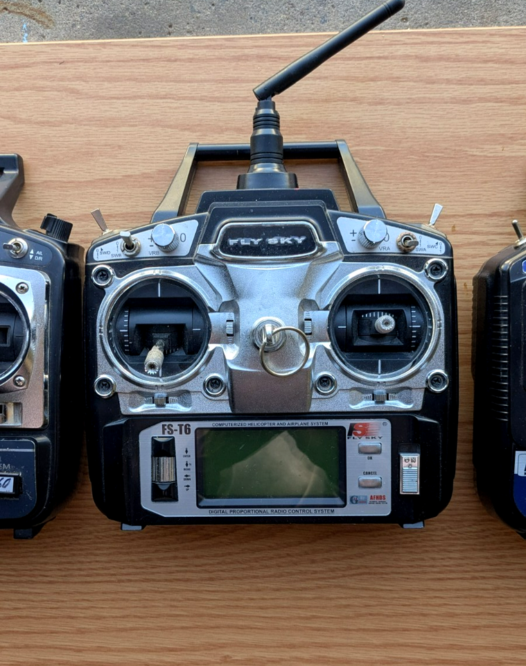3 RC Transmitters Fly Sky, Hitec, Fly Sky Preowned Radio Control | eBay