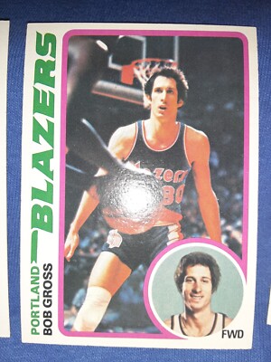 1978 Topps Basketball #98 Bob Gross Portland Trail Blazers | eBay