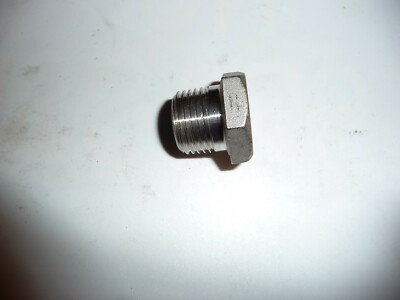 1/2" Pipe Size MNPT 316 Stainless Steel Hex Head Plug | eBay