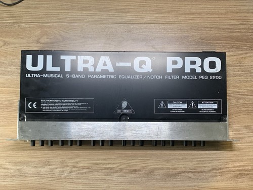 Behringer Ultra Q Peq 2200 Musical 5 Band Parametric Equalizer (Read ...