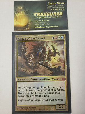 MTG Ruhan of the Fomori (oversized) Commander Foil 2011 | eBay