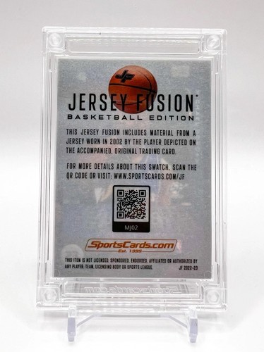 MICHAEL JORDAN JERSEY FUSION TRIPLE PATCH PRACTICE JERSEY PLAYER WORN ...