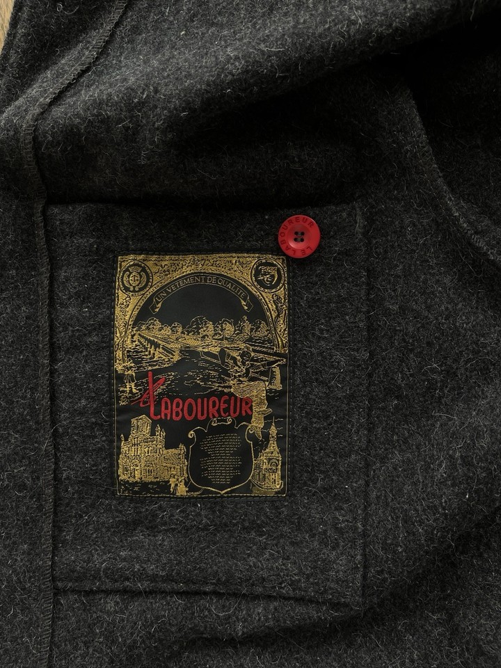 Le Laboureur French Wool Work Chore Coat Jacket. Fits like Men's Large ...