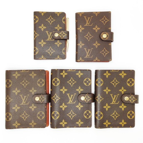 Louis Vuitton Diary Cover 5 set Brown Monogram 1564786 | eBay