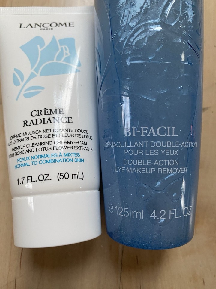 2pc Lancôme Gentle Cleansing Foam & Eye Makeup Remover | eBay