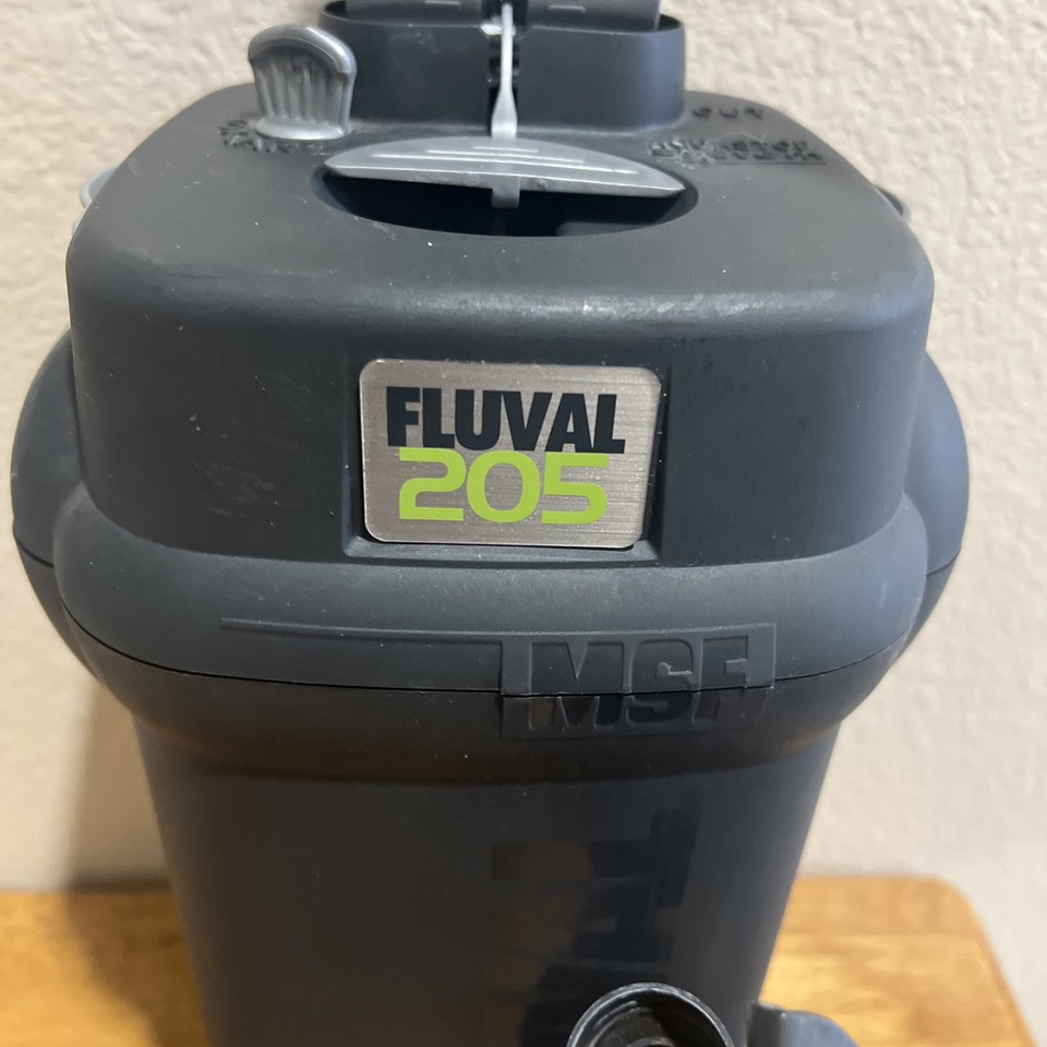 Fluval 205 External Canister Filter Set 180 GPH for Tanks Up to 40 ...