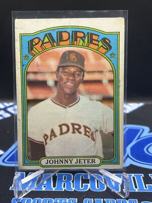 1972 Topps Baseball Johnny Jeter Card #288 San Diego Padres VG | eBay