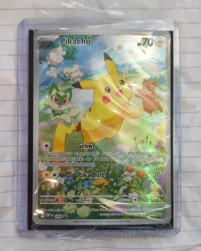 Pokémon TCG Pikachu 88/196 SVP : Paldea Adventure Chest Promo SEALED | eBay