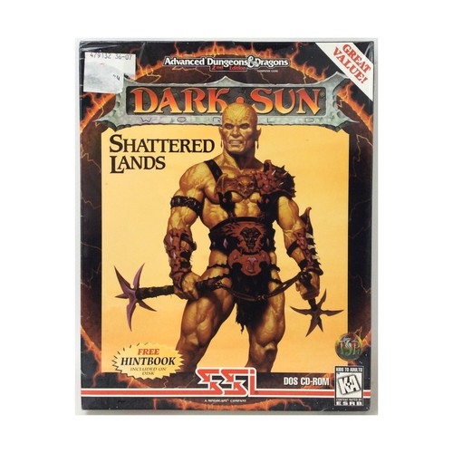 D&D Computer Game Dark Sun - Shattered Lands VG+/NM 16685141679 | eBay