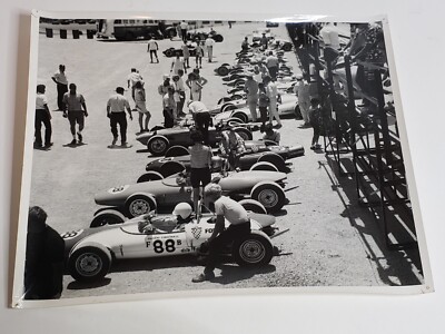 Formula B Racing Vintage B&W Photo Gene Forsthofel SCCA Race 1965 ...