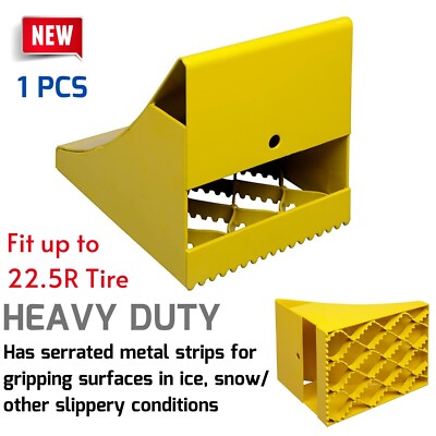 Snow Ice Wheel Chock Moving Prevent Winter Parked RV Trailer Truck Tire ...