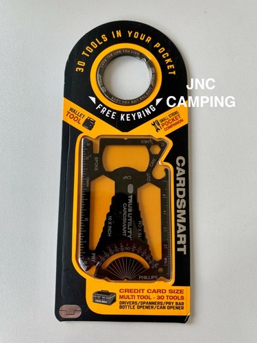 True Utility CardSmart Wallet Multi Tool 30 Tools in 1 Pocket Size ...