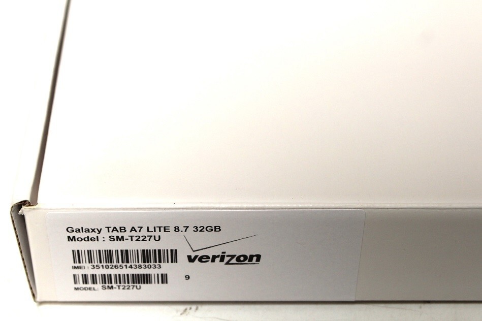 Samsung Galaxy Tab A7 Lite SM-T227U 32GB Wi-Fi + 4G (Verizon UNLOCKED ...