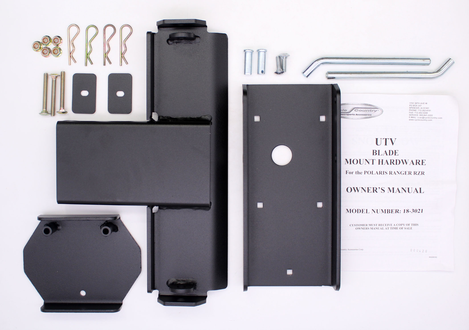 Cycle Country Utv Blade Mount Hardware Part Number - 18-3021 | eBay