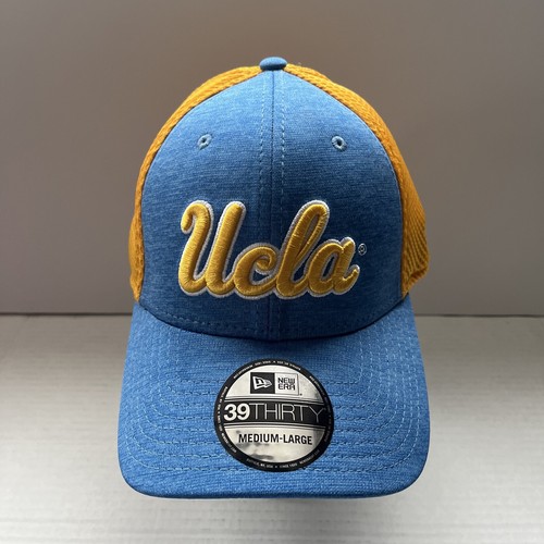 UCLA Bruins New Era Hat Cap Adult M/L 39THIRTY Blue Yellow Flex Men ...