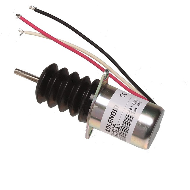 Fuel Shut off Solenoid AM124379 for JOHN DEERE 415 455 F915 F925 F935 ...