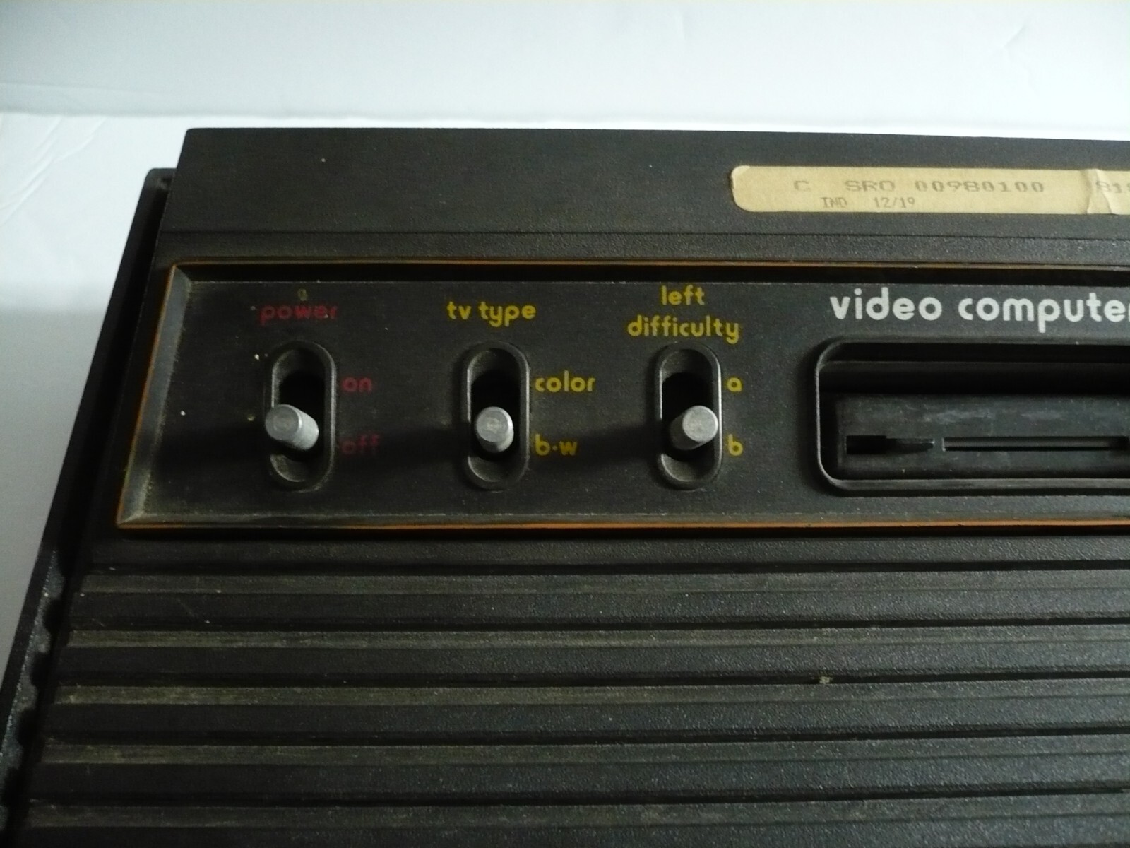 Atari 2600 Video Computer Game System Console Made In Taiwan S/N:079109 ...