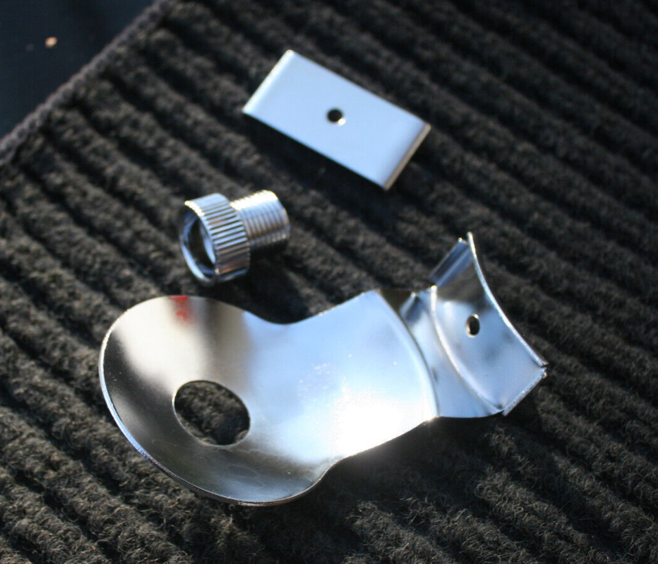 Sun Super Tach II Tachometer CHROME Curved Column Mounting Bracket ...