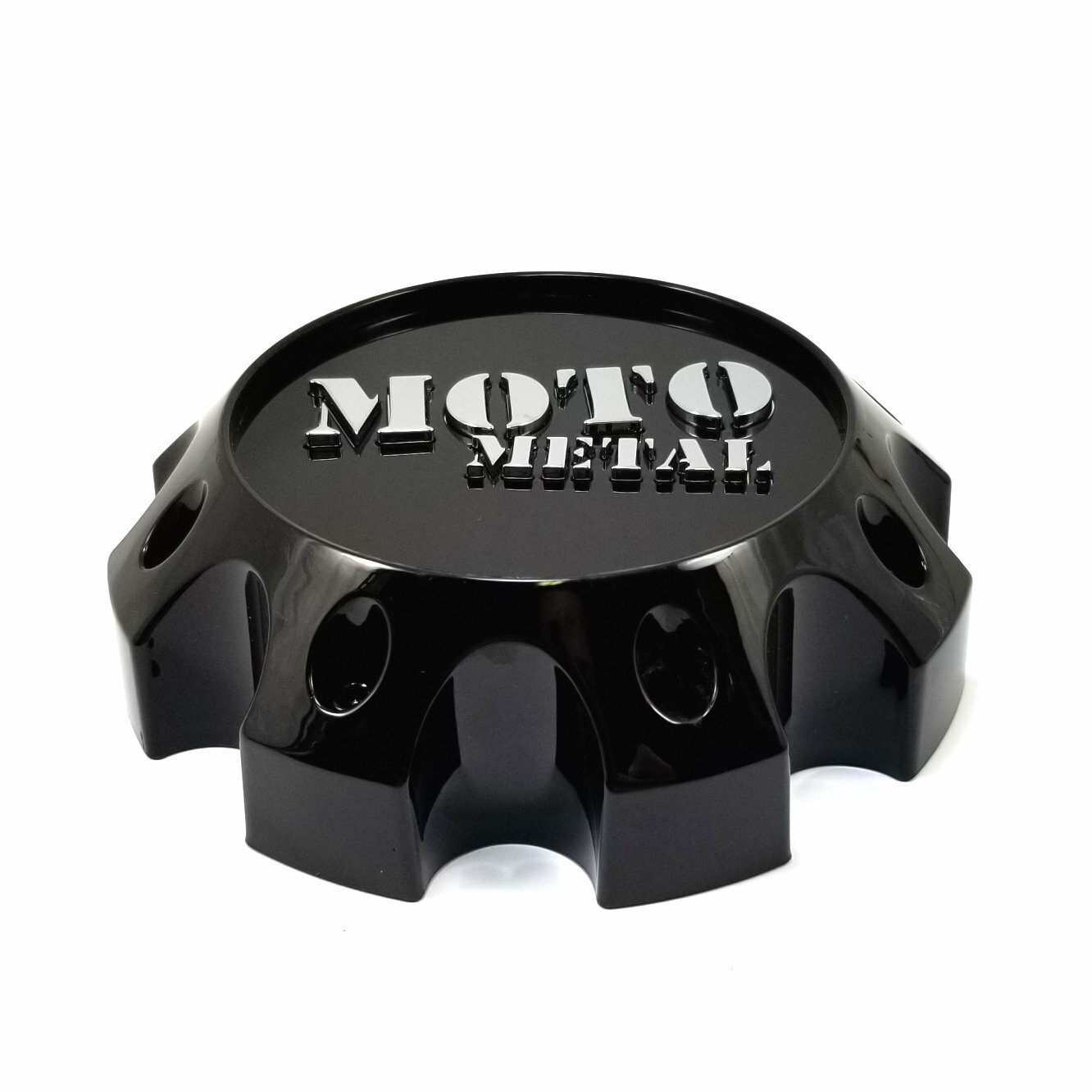 4 Moto Metal Black Center Caps for 8L MO998 Kraken MO985 Breakout MO982 ...