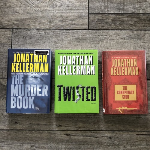 Jonathan Kellerman Book Lot 3 HB The Conspiracy Club; The Murder Book; Twisted | eBay
