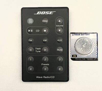 Bose Wave Radio/CD Radio CD Remote Control Black AWRC-1W AWRC-1G AWRC ...