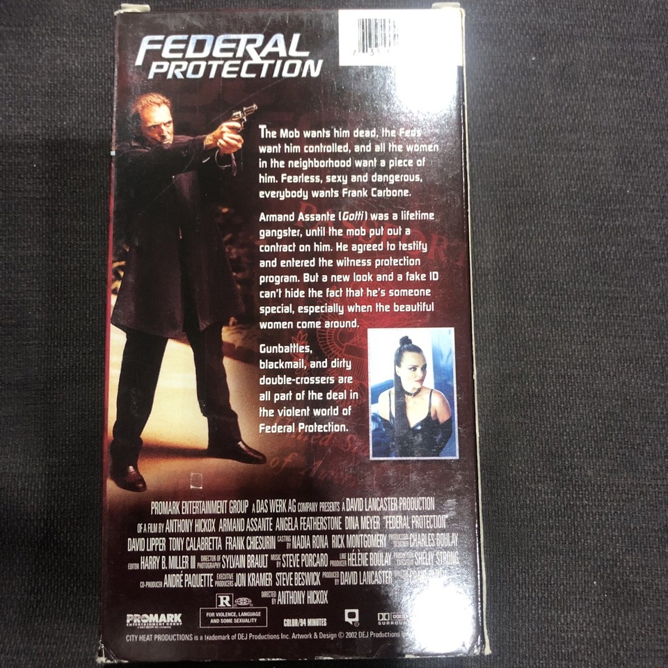 FEDERAL PROTECTION- Armand Assante- Keep Your Enemies Closer VHS - LN ...