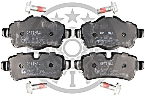 OPTIMAL Rear Disc Brake Pad Set For MINI Clubman R55 Clubvan 06-15 ...