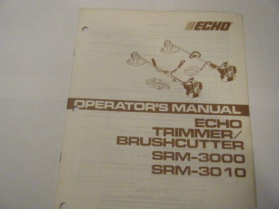 NEW ECHO GT-1000 WEED AND GRASS TRIMMER OPERATORS MANUAL | eBay