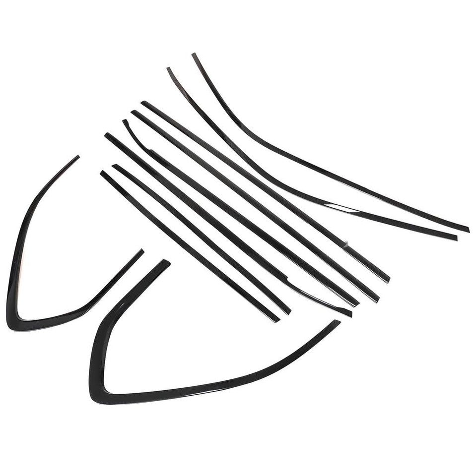 Glossy Black Car Window Sill Molding Strip Trim Fit For BMW X5 F15 2014 ...