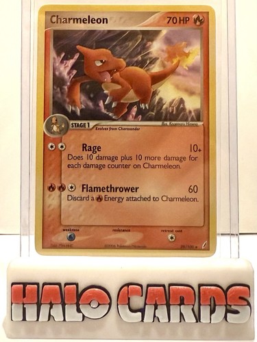 PACK FRESH Charmeleon EX Crystal Guardians 29/100 Regular Pokémon ...