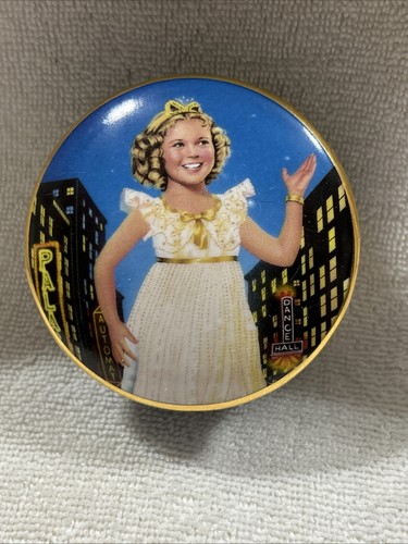 Vintage The Shirley Temple Music Box Porcelain Danbury Mint Little Miss ...