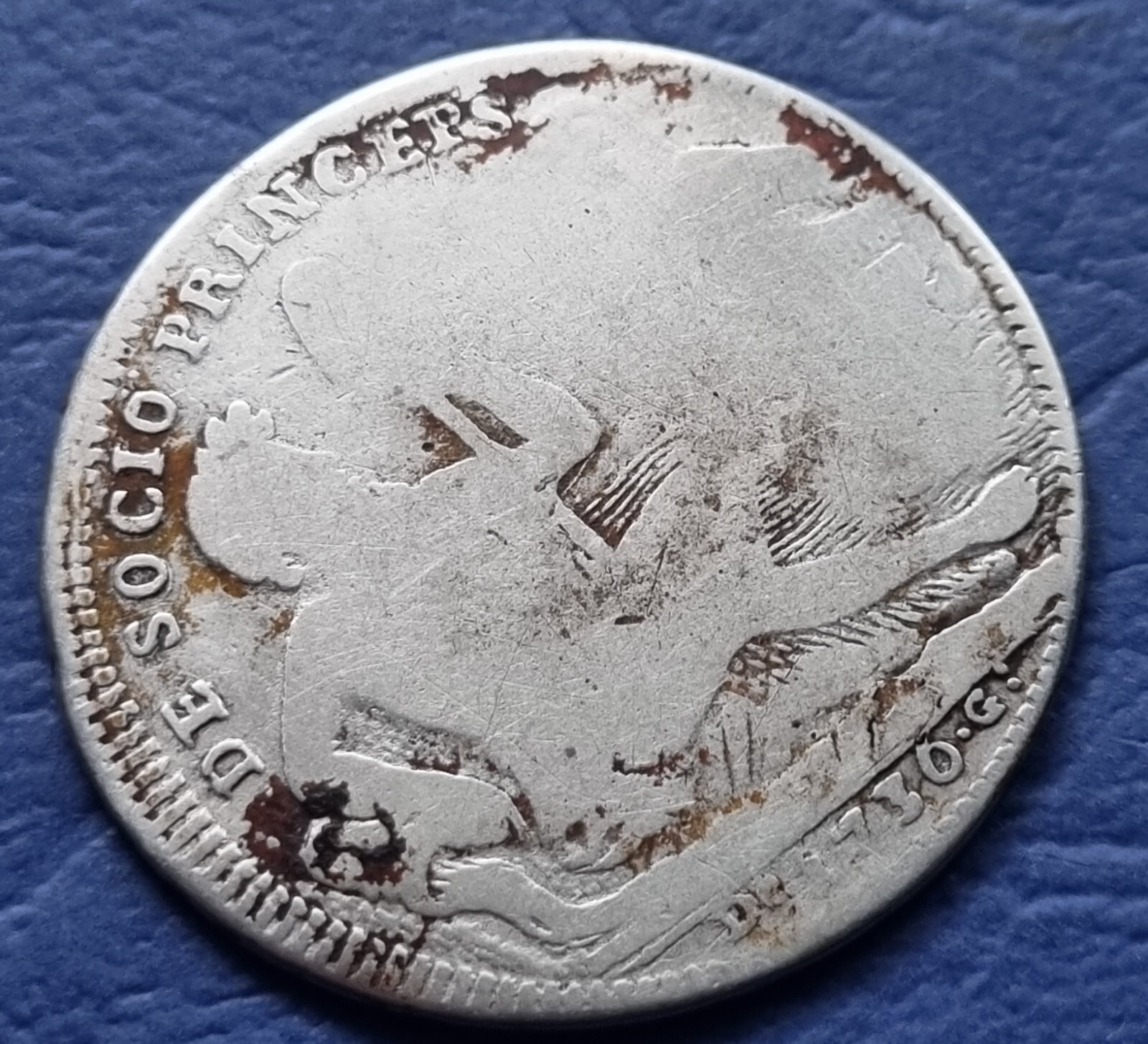 COIN MONETA CARLO III° DI BORBONE REGNO DI NAPOLI 60 GRANA ½ PIASTRA ...