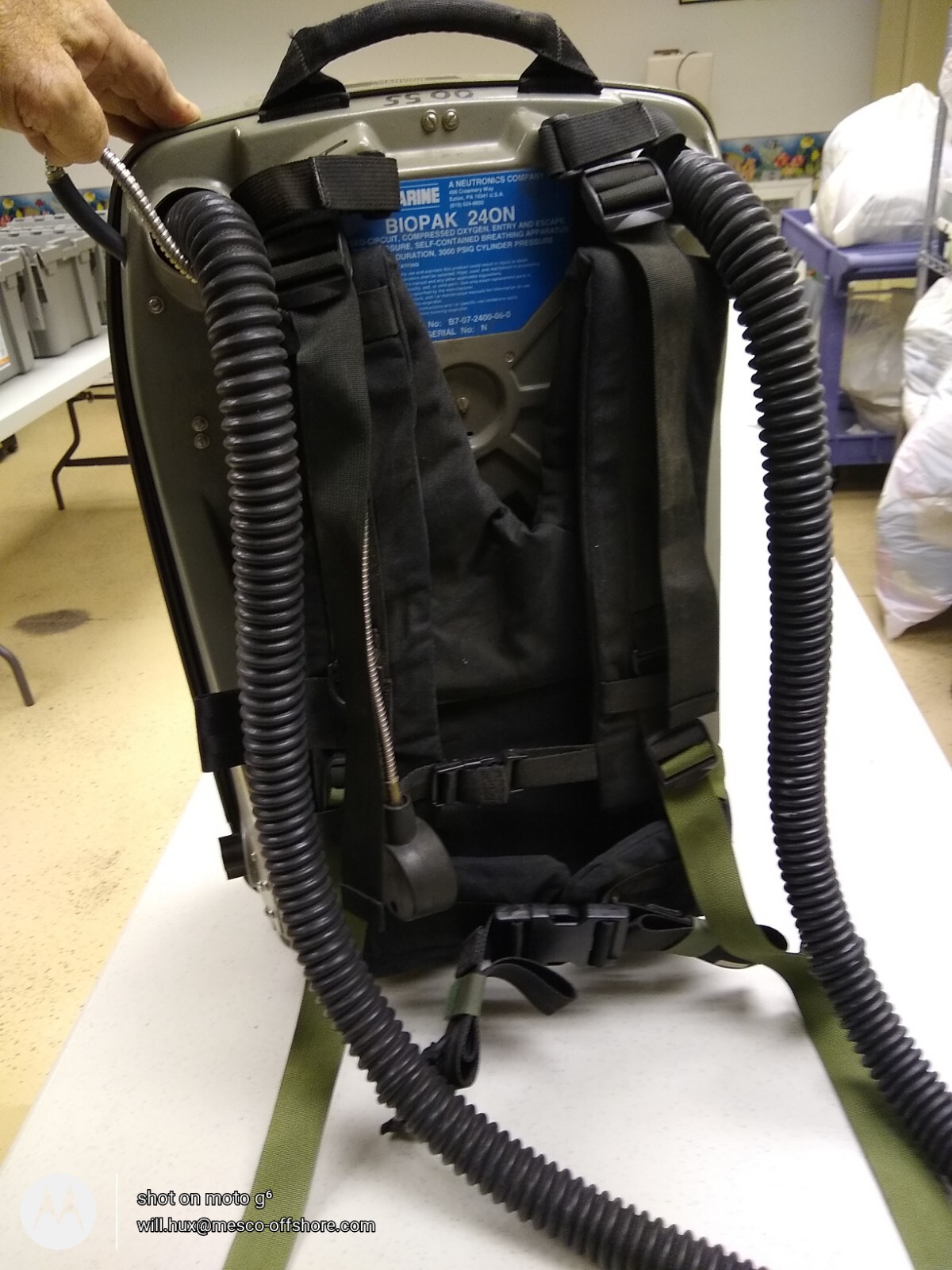 Mining / Commercial Diving type Rebreather / Scrubber Unit | eBay