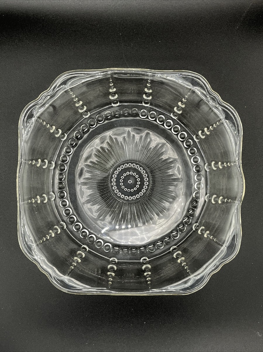 Vintage Clear Depression Glass Patterns
