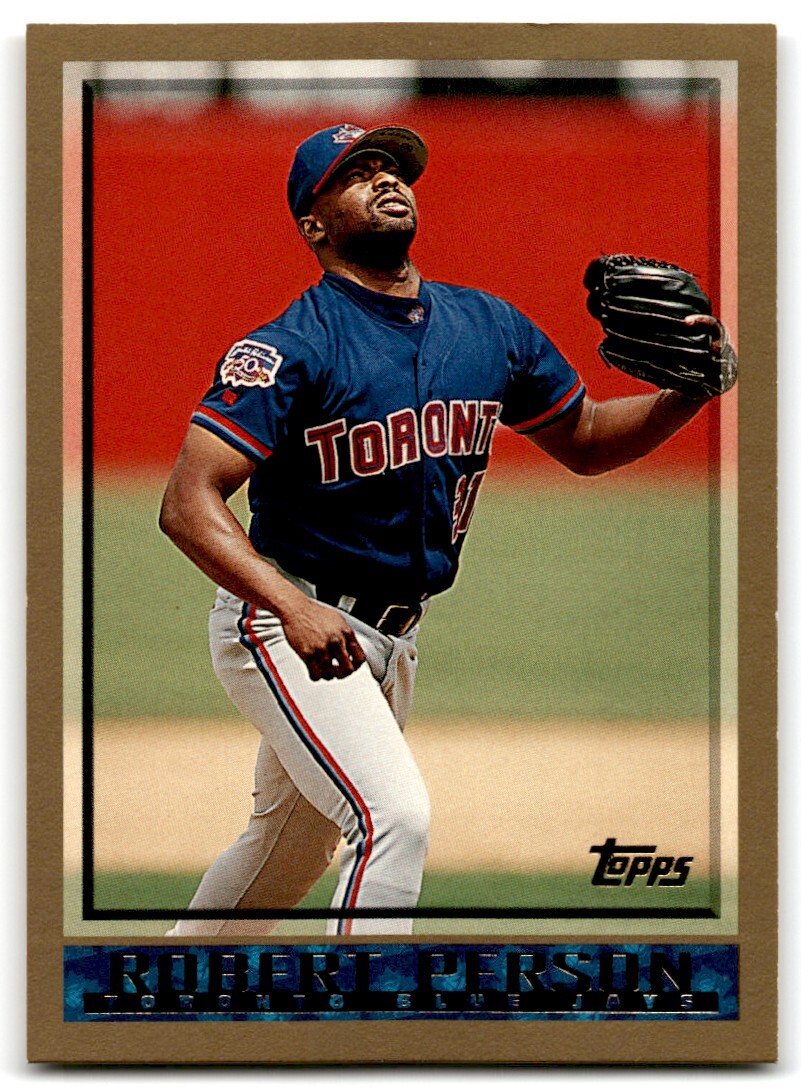 1998 Topps Baseball Card Robert Person Toronto Blue Jays #233 | eBay