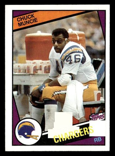 Chuck Muncie 1984 Topps Card #183 San Diego Chargers | eBay