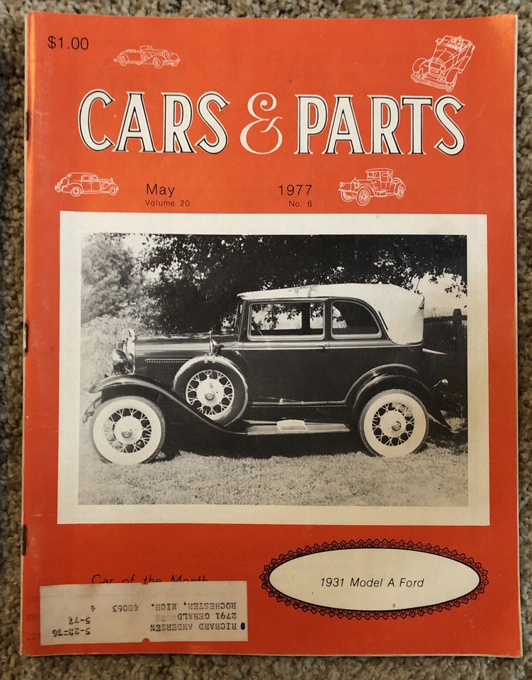 4- Cars & Parts Magazines 1976 & 1977 info on 50s & 60s for the Car ...