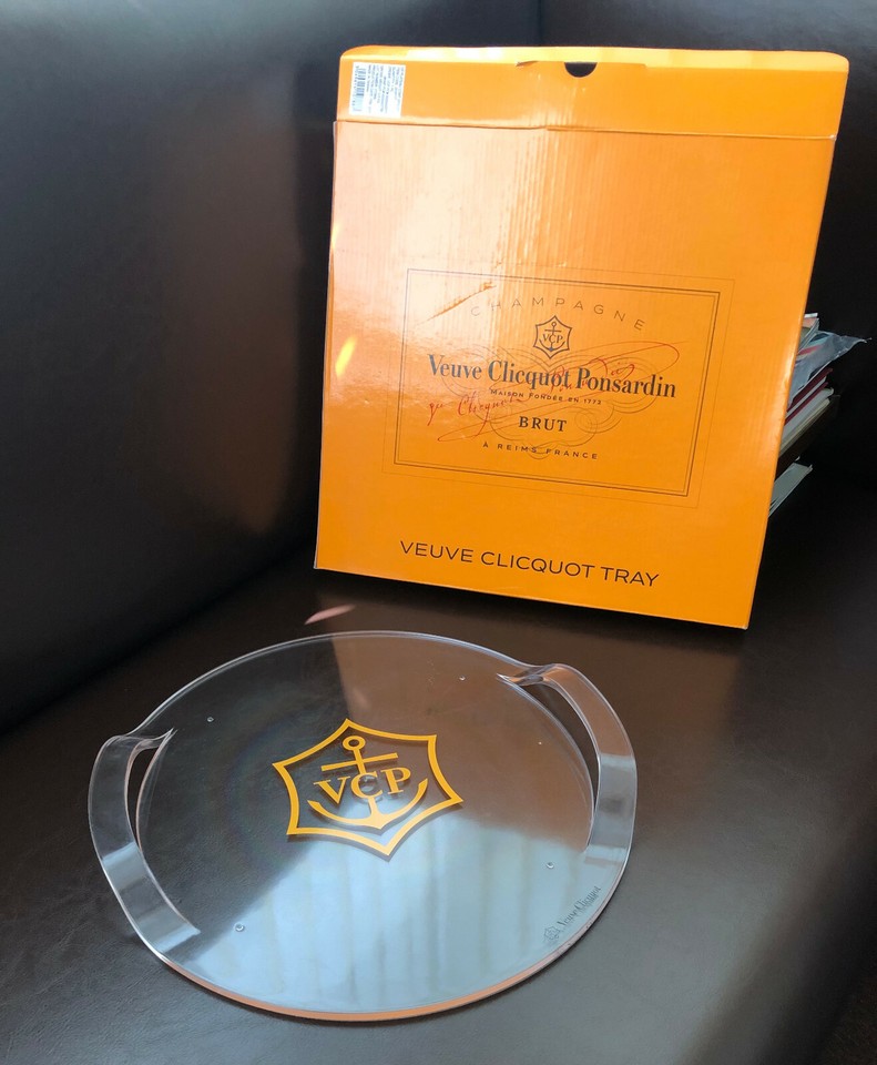VEUVE CLICQUOT CHAMPAGNE NEW STYLE TRAY BRAND NEW IN BOX 35 CMS | eBay