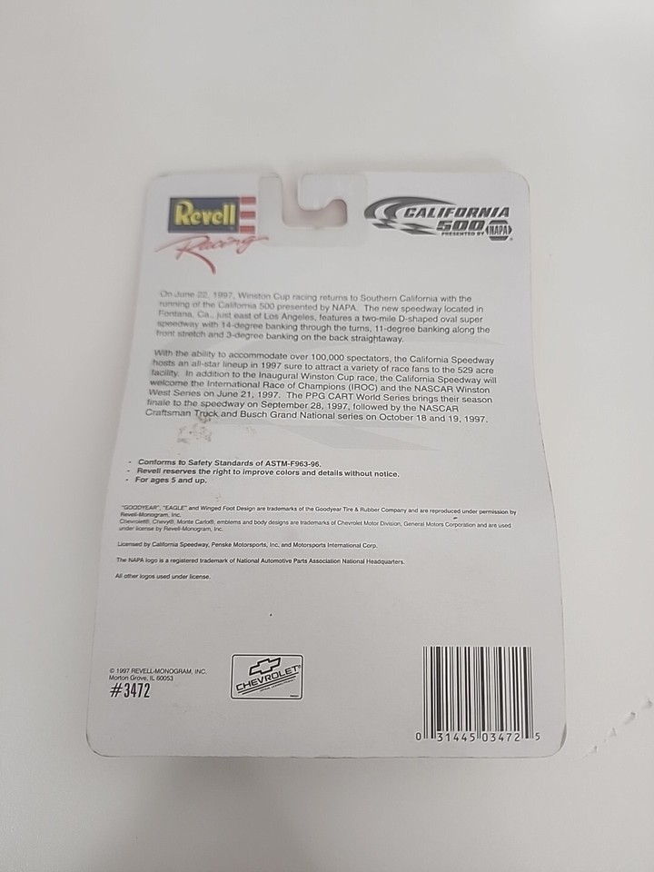 Revell Racing Inaugural California 500 Pace Car 1/64 Scale Diecast ...