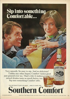 1976 Southern Comfort Whiskey vintage print ad 70's advertisement a2 | eBay